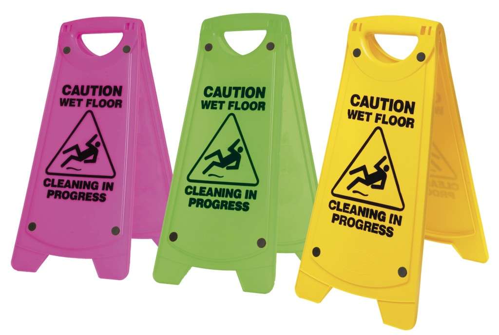 Non-Slip 'A' Frame Caution Wet Floor Sign - PowerVac