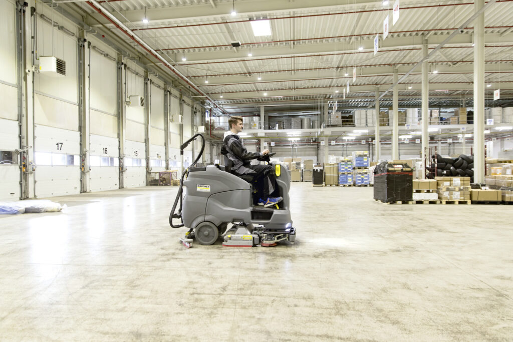 Karcher B150 R Bp Ride On Floor Scrubber - PowerVac